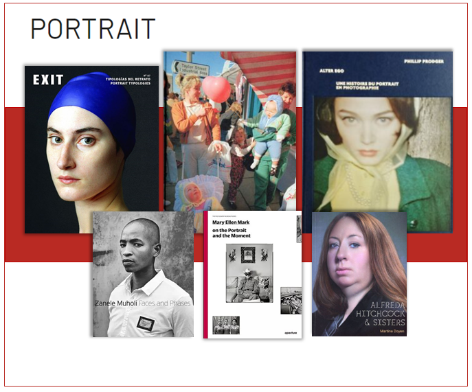 Sélection de livres sur le portrait photographique - Galerie Chateau d'Eau